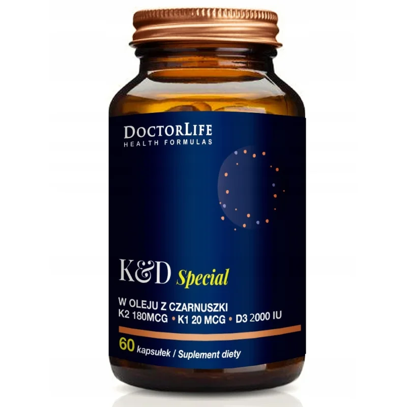 Doctor Life, K&D 2000 Special w oleju z czarnuszki, 60 kapsułek | Biolook